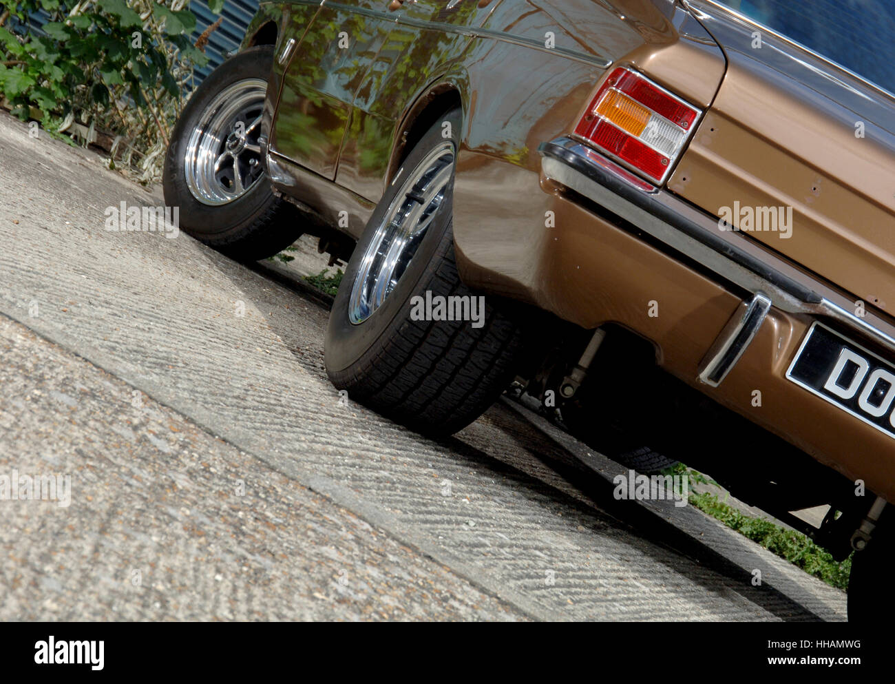 1972 Ford Cortina Mk3, Gasser style hot rod custom car Stock Photo - Alamy