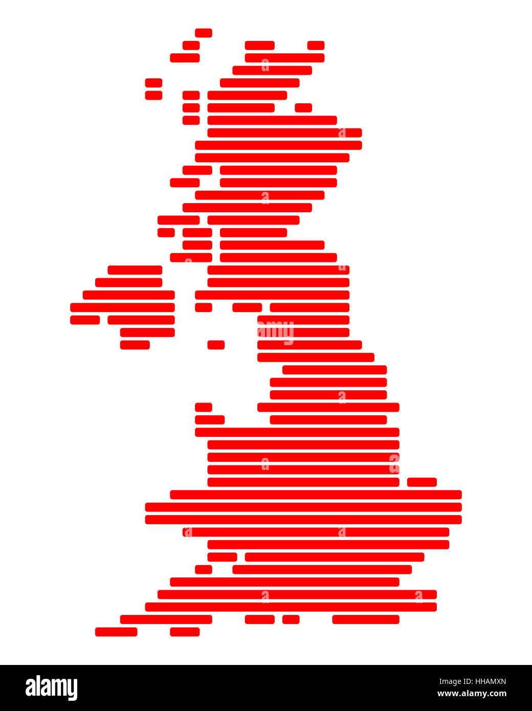 Map of great britain hi-res stock photography and images - Alamy
