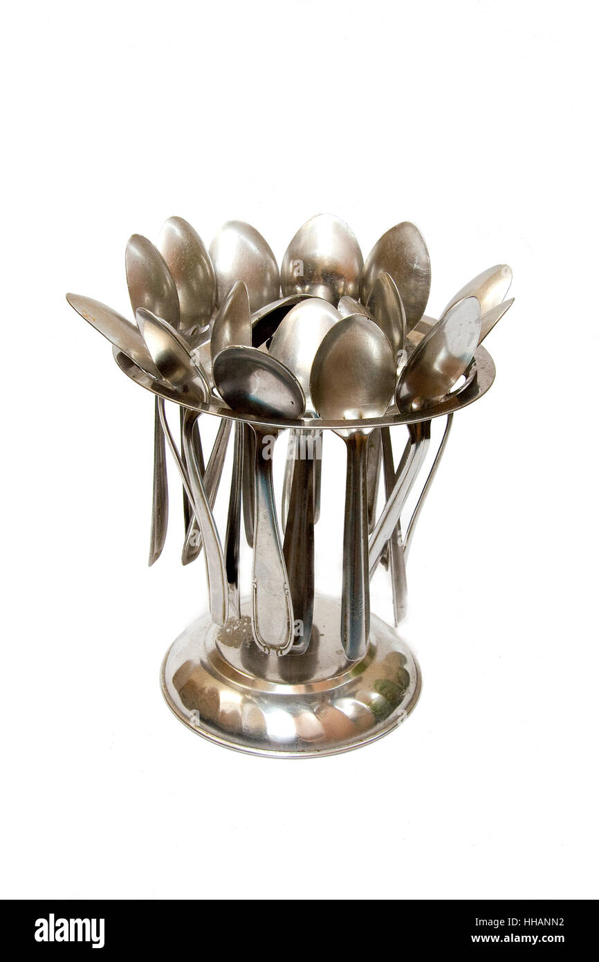 isolated, steel, vertical, separated, holder, hold, store, rack ...