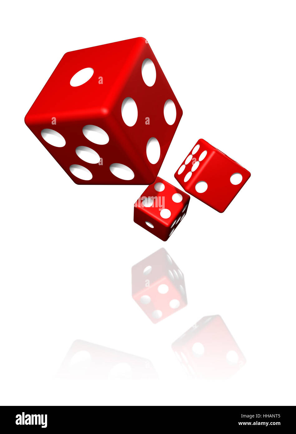 Bouncing dice Cut Out Stock Images & Pictures - Alamy