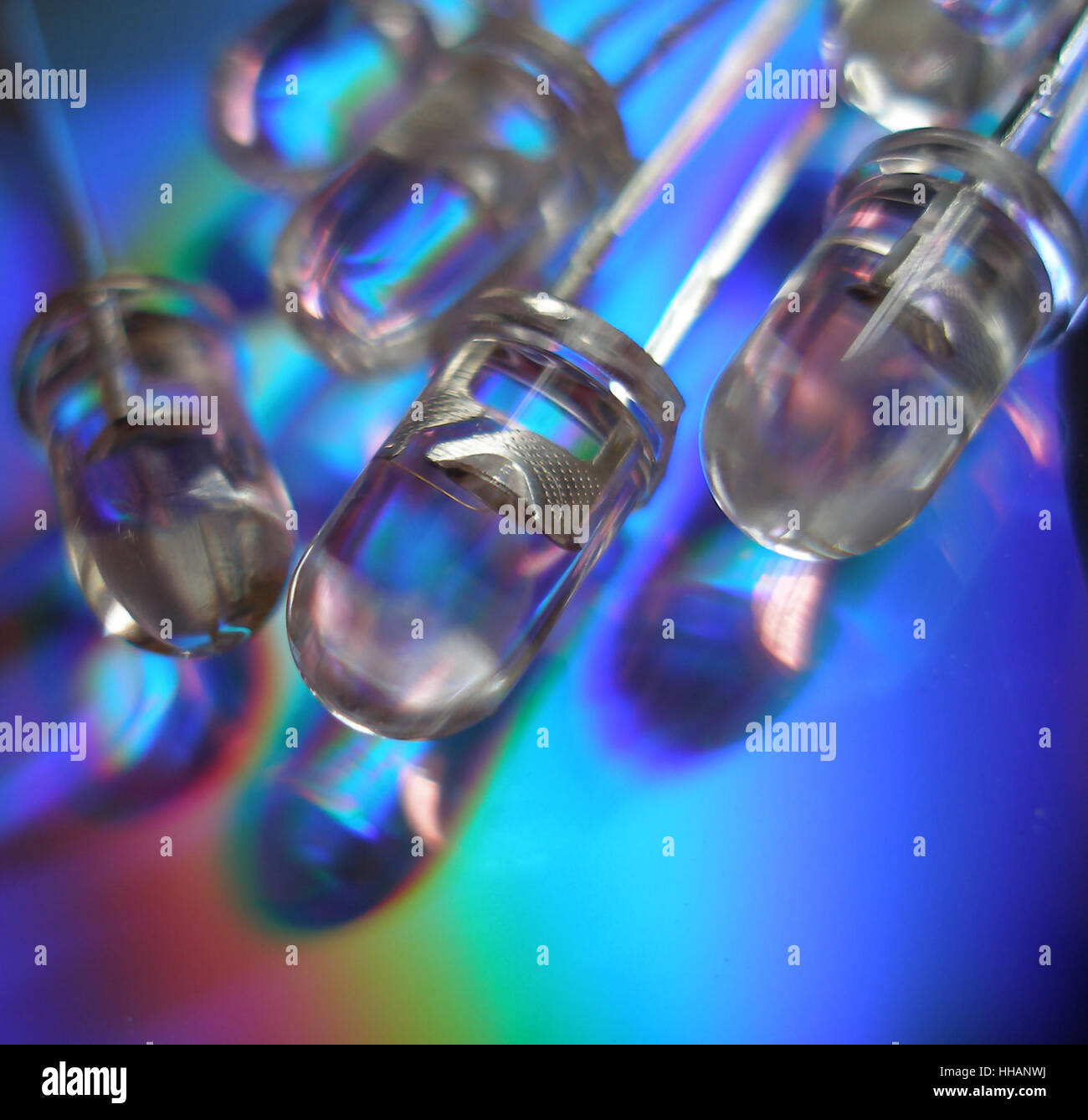 close up of a couple of leds on reflecting surface Stock Photo - Alamy