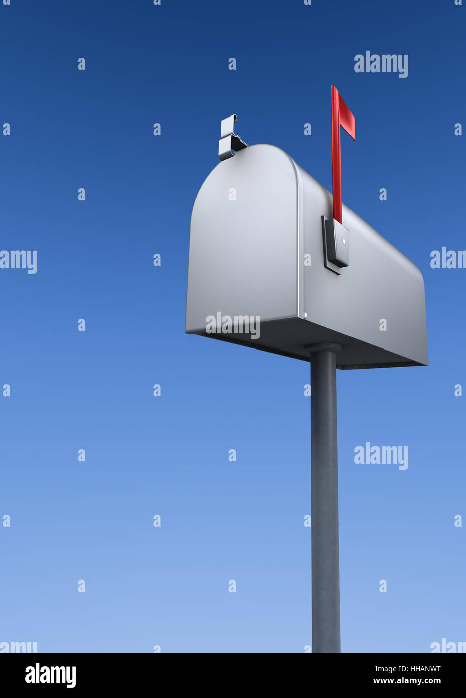 blue, closed, communication, illustration, flag, mailbox, express ...
