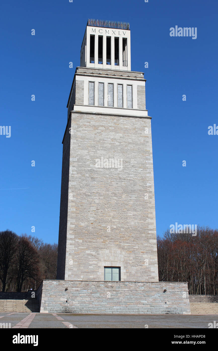 Buchenwald tower weimar hi-res stock photography and images - Alamy