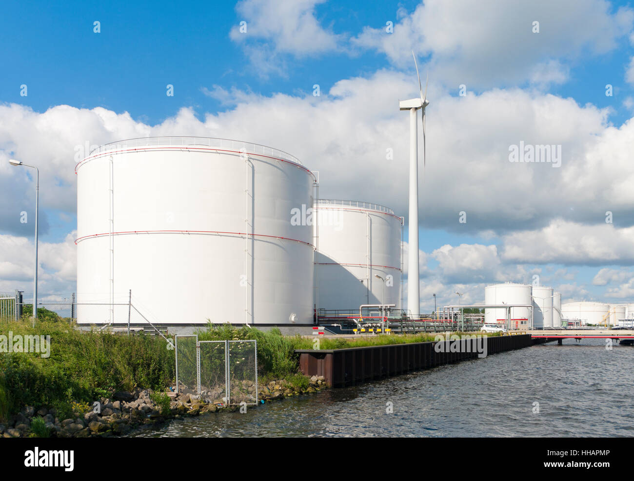 diesel, tank, silo, storage, petrochemical, gasoline, oil, blue, big ...