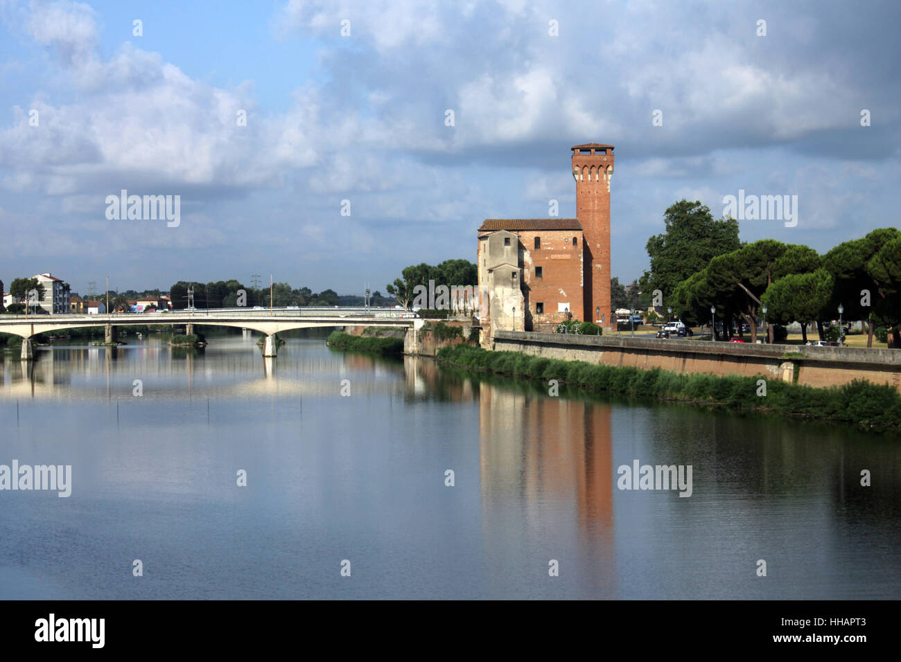 cittadella / fortress / castle in pisa (tuscany Stock Photo - Alamy