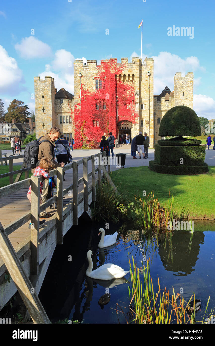 Henry VIII's 2nd wife, Anne Boleyn's childhood hone, Hever Castle, in ...