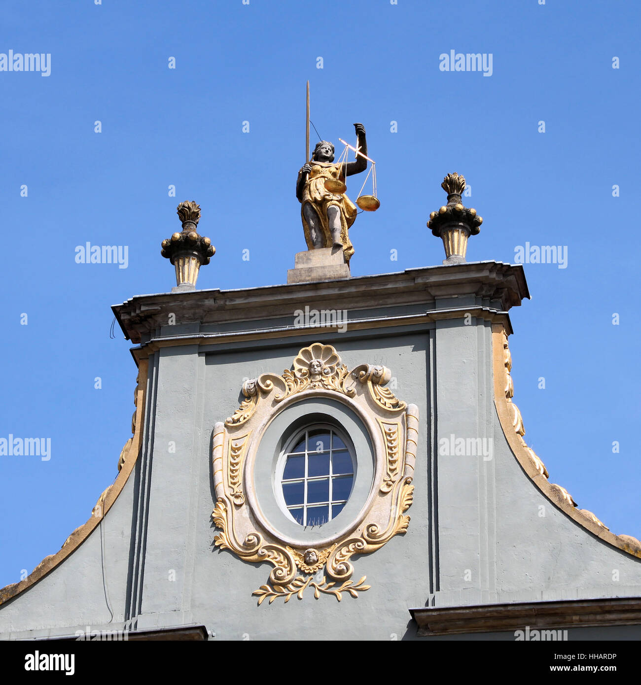 baroque gables in gdansk Stock Photo - Alamy