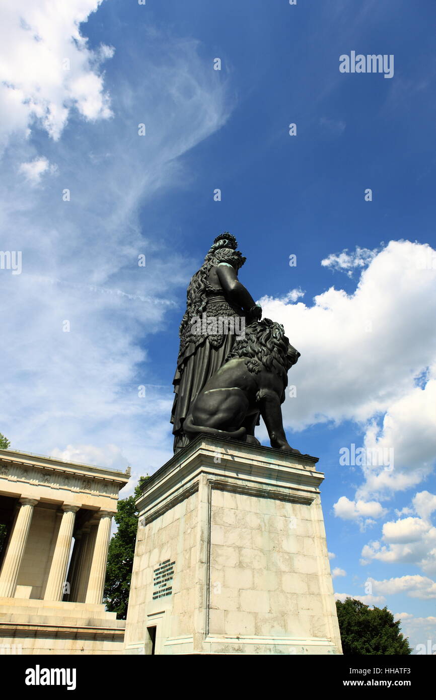 bavaria statue munich Stock Photo - Alamy