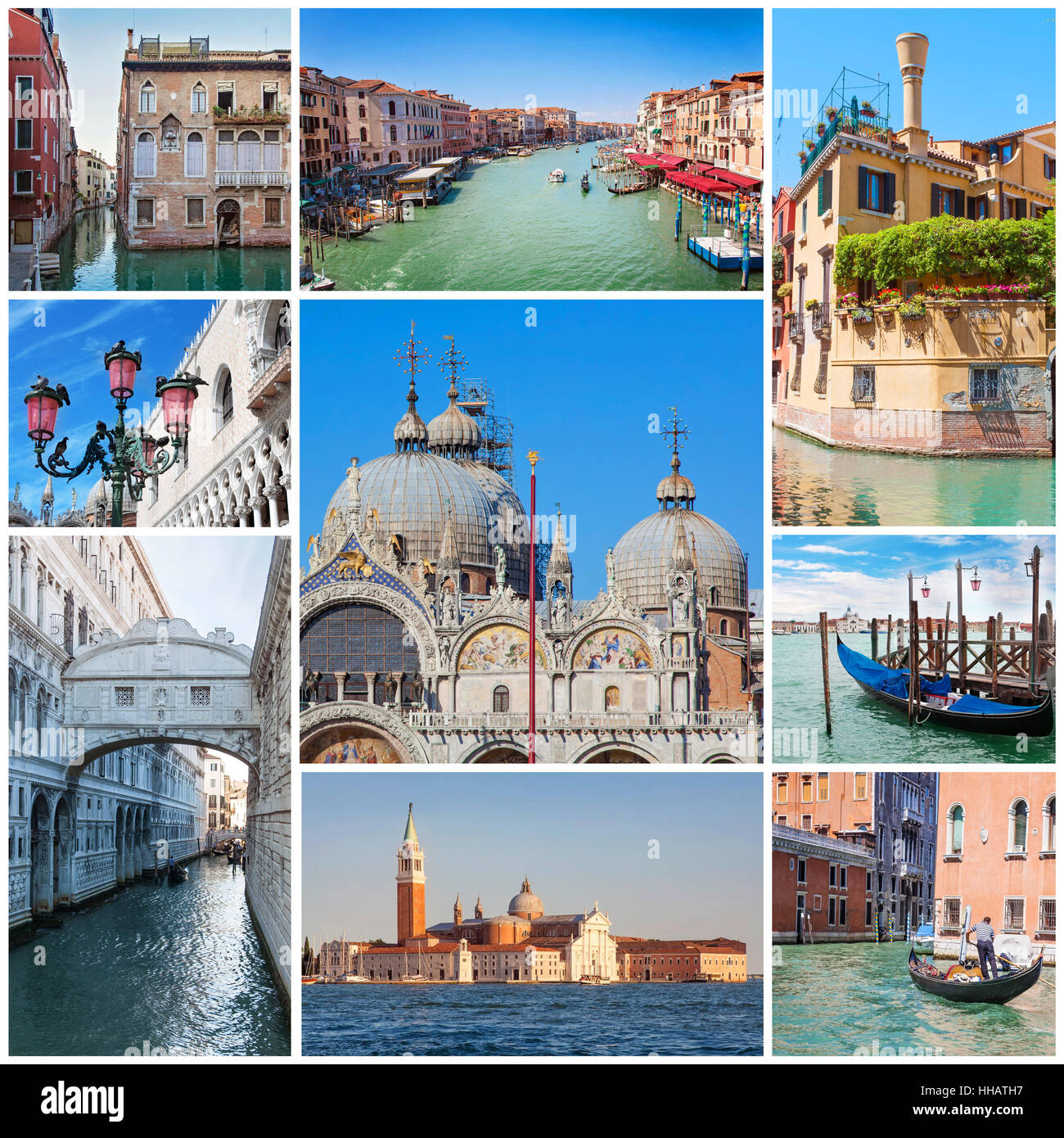 venice, collage, collection, italy, blue, house, building, beautiful ...