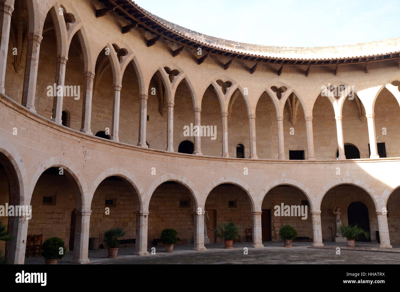 Château de bellver palma hi-res stock photography and images - Alamy