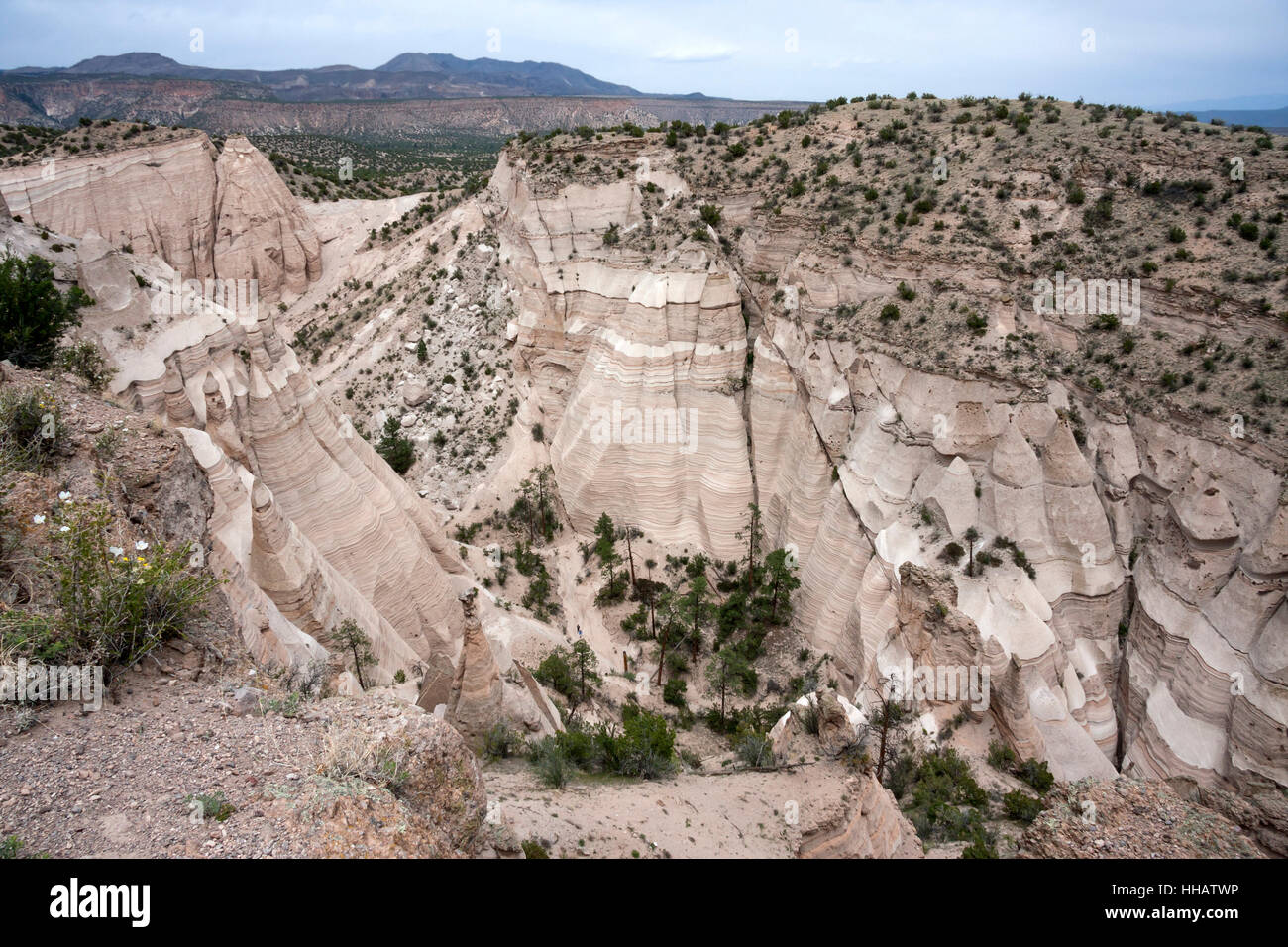 hike through tent rocks national monument Stock Photo - Alamy