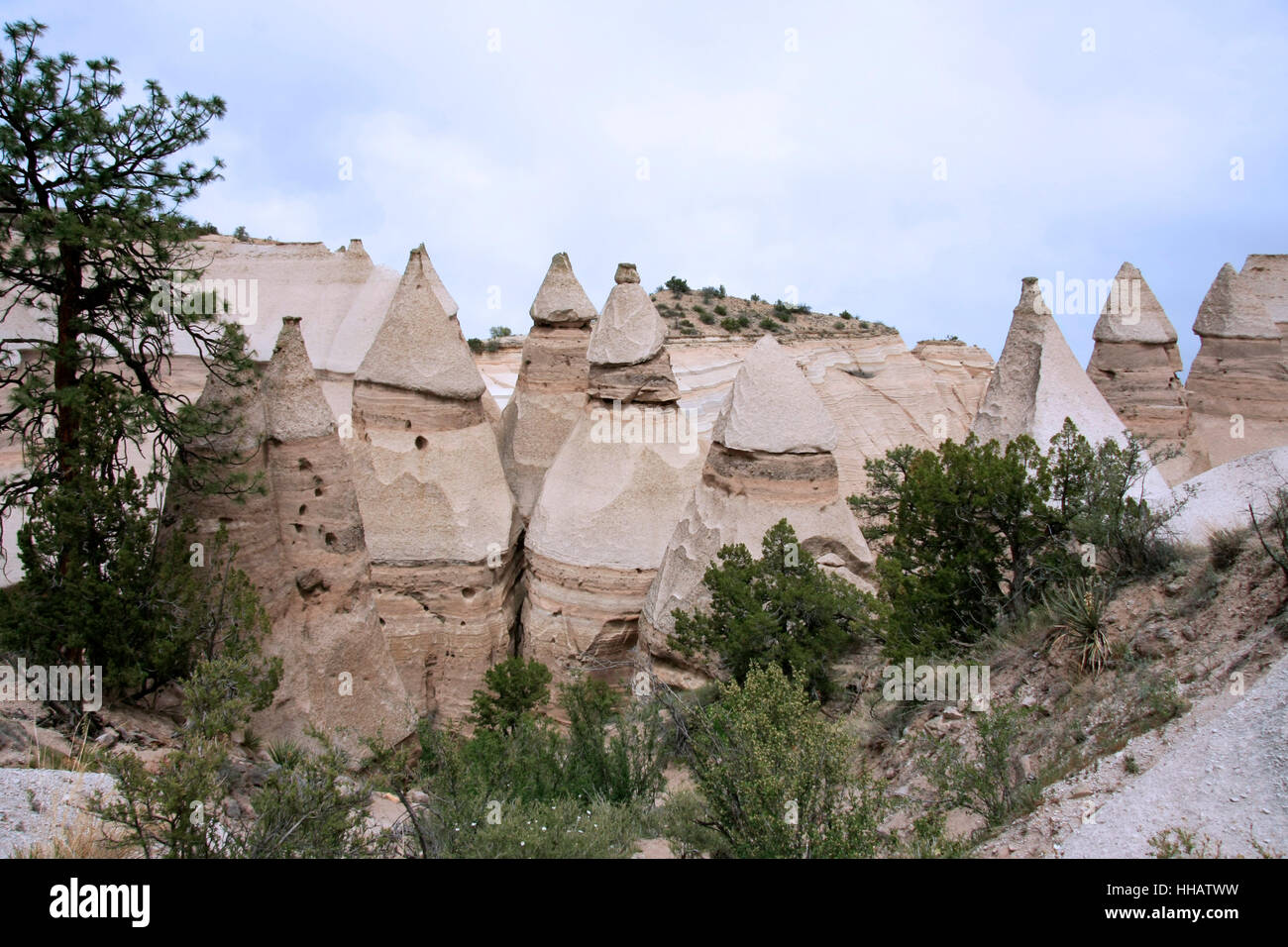 hike through tent rocks national monument Stock Photo - Alamy