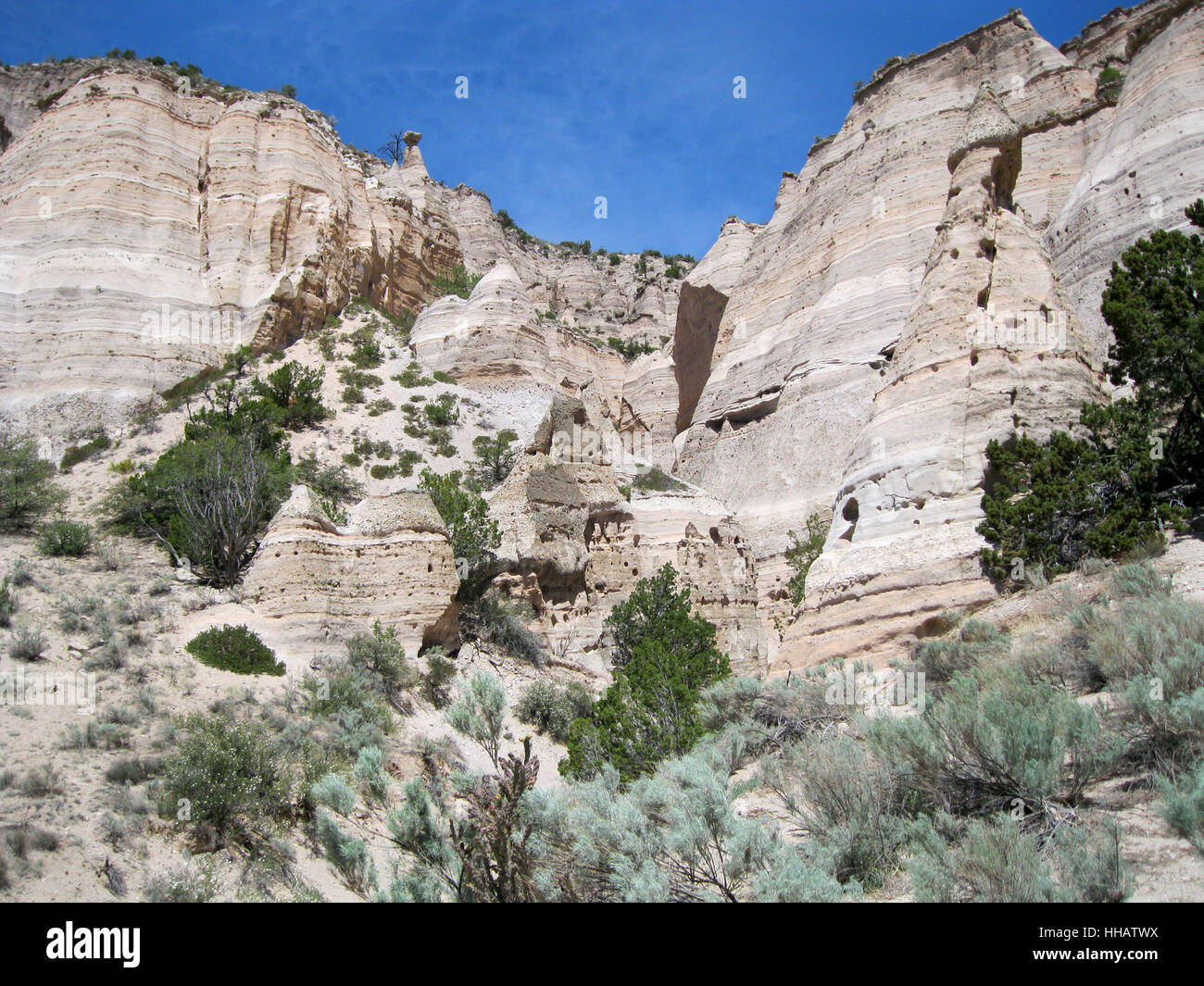 hike through tent rocks national monument Stock Photo - Alamy