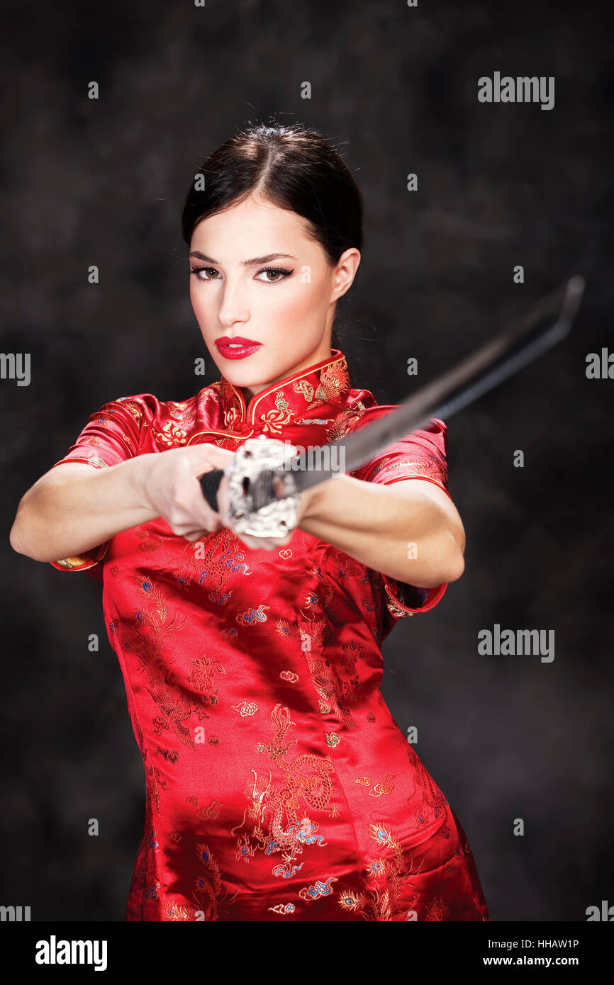 woman, art, traditional, sword, arm, weapon, action, ancient, martial ...