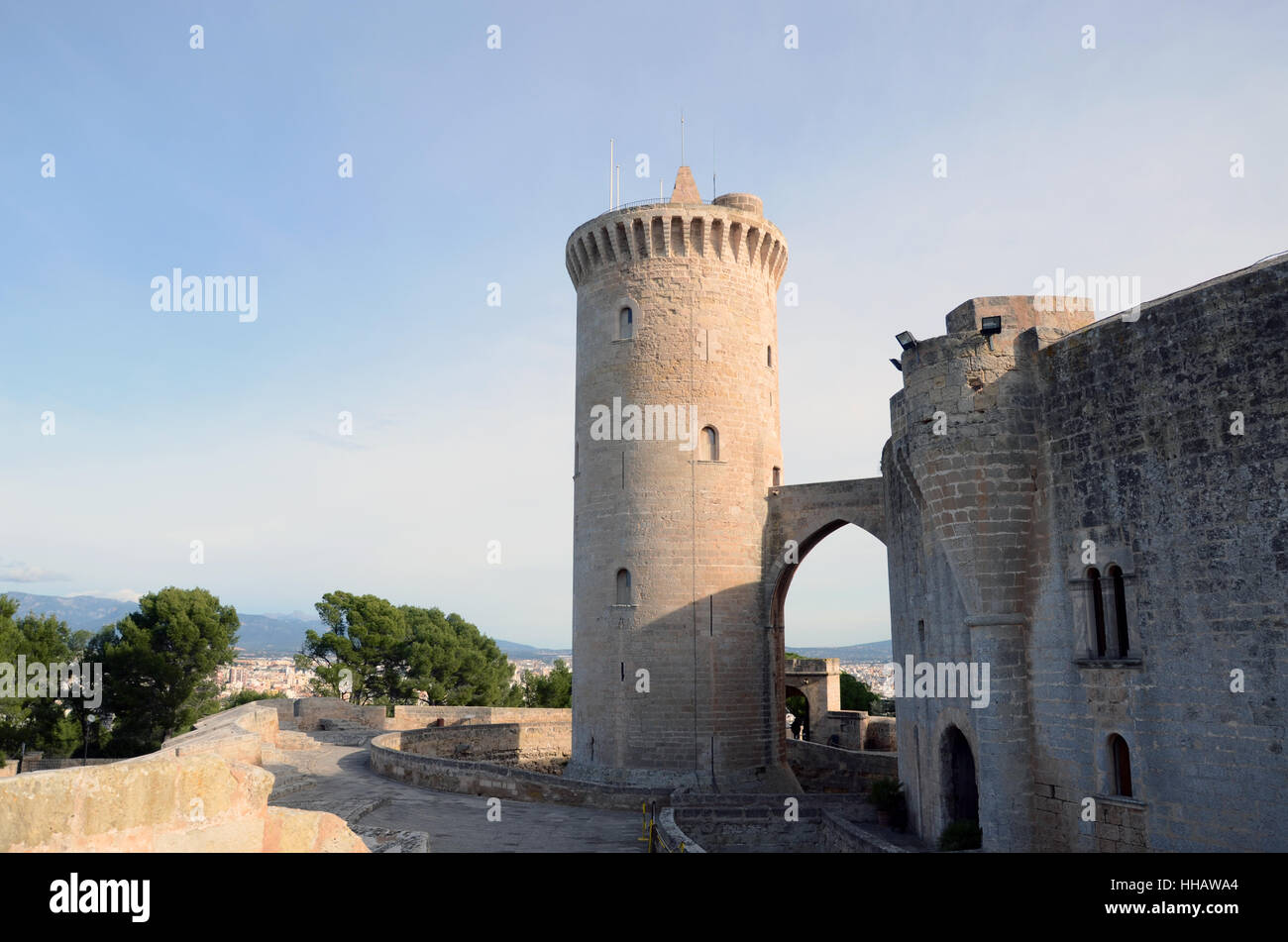 castell de bellver Stock Photo - Alamy
