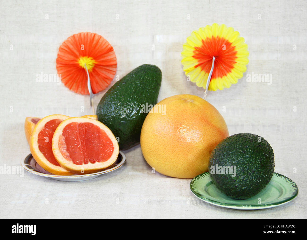 orange, green, fruit, grapefruit, fresh, two, yellow, avocado, orange ...