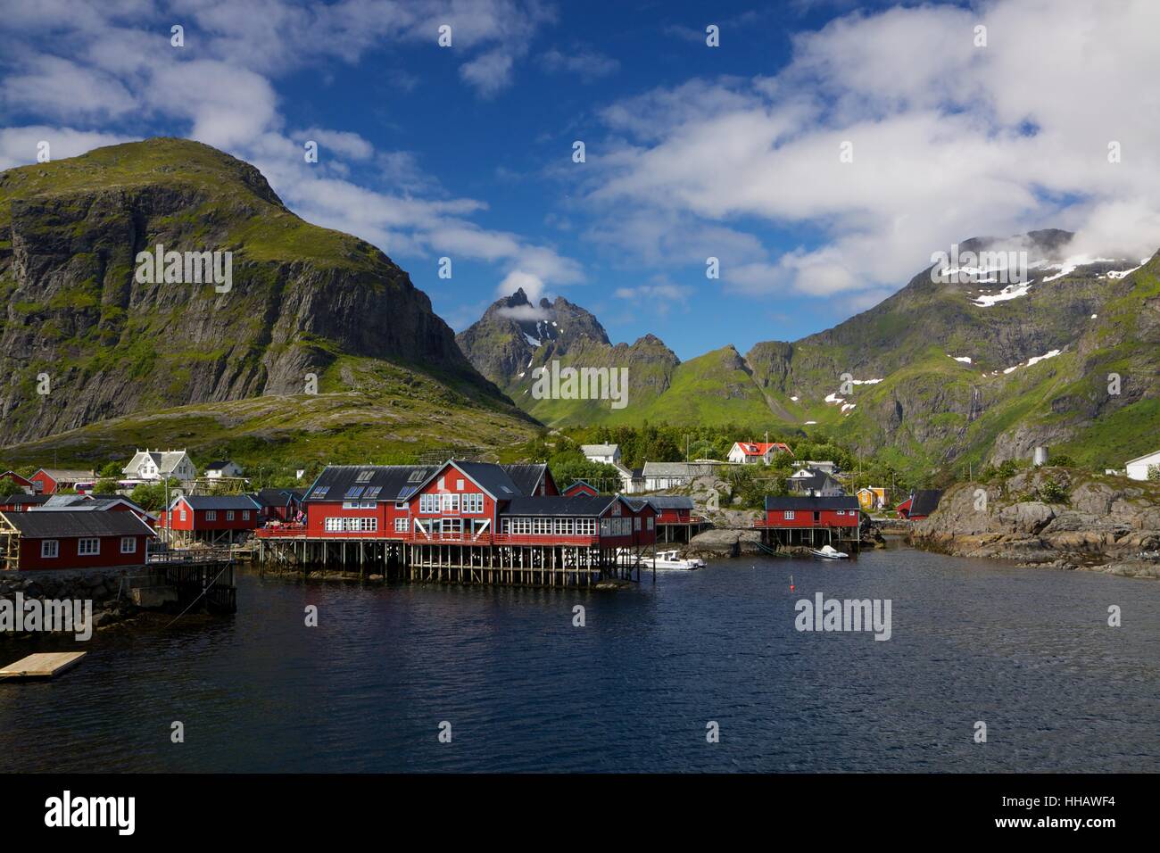 norway, house, building, mountains, arctic, europe, norway, fishing ...