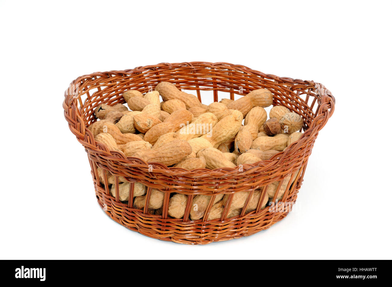 Peanut with shell opened Cut Out Stock Images & Pictures - Alamy