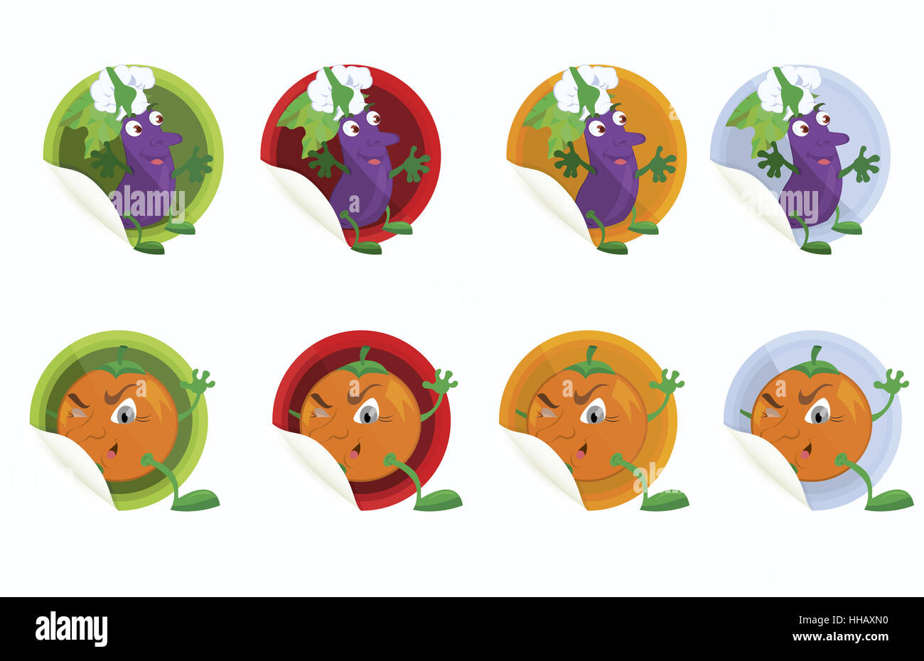 Cartoon kitchen garden hi-res stock photography and images - Alamy