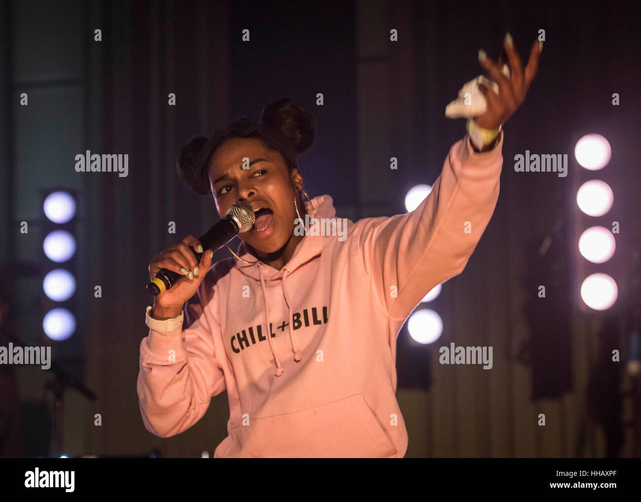 Nadia Rose performs at Radio 1's Future Headliners Live Music Event at ...