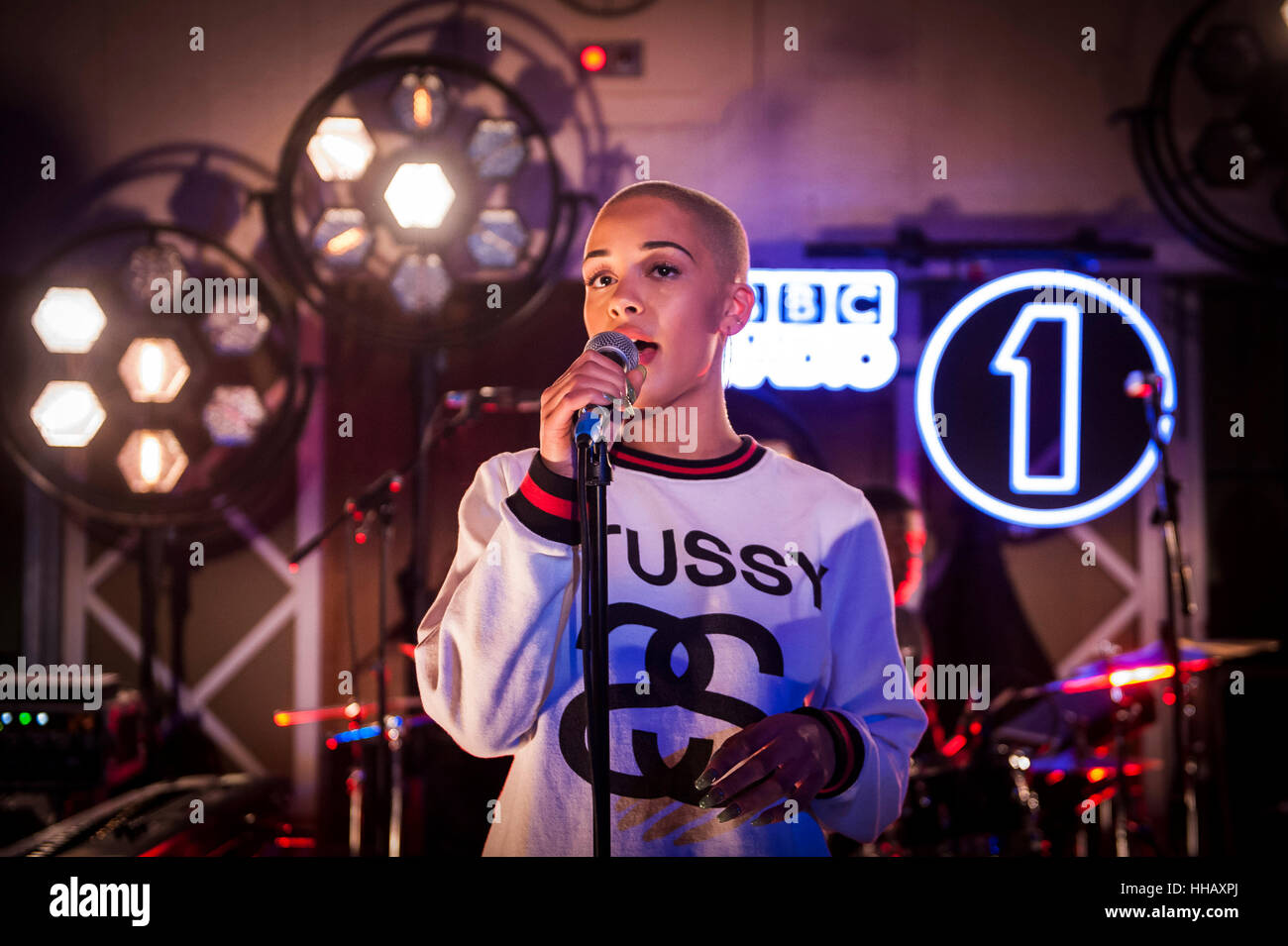 Jorja Smith performs at Radio 1's Future Headliners Live Music Event at ...