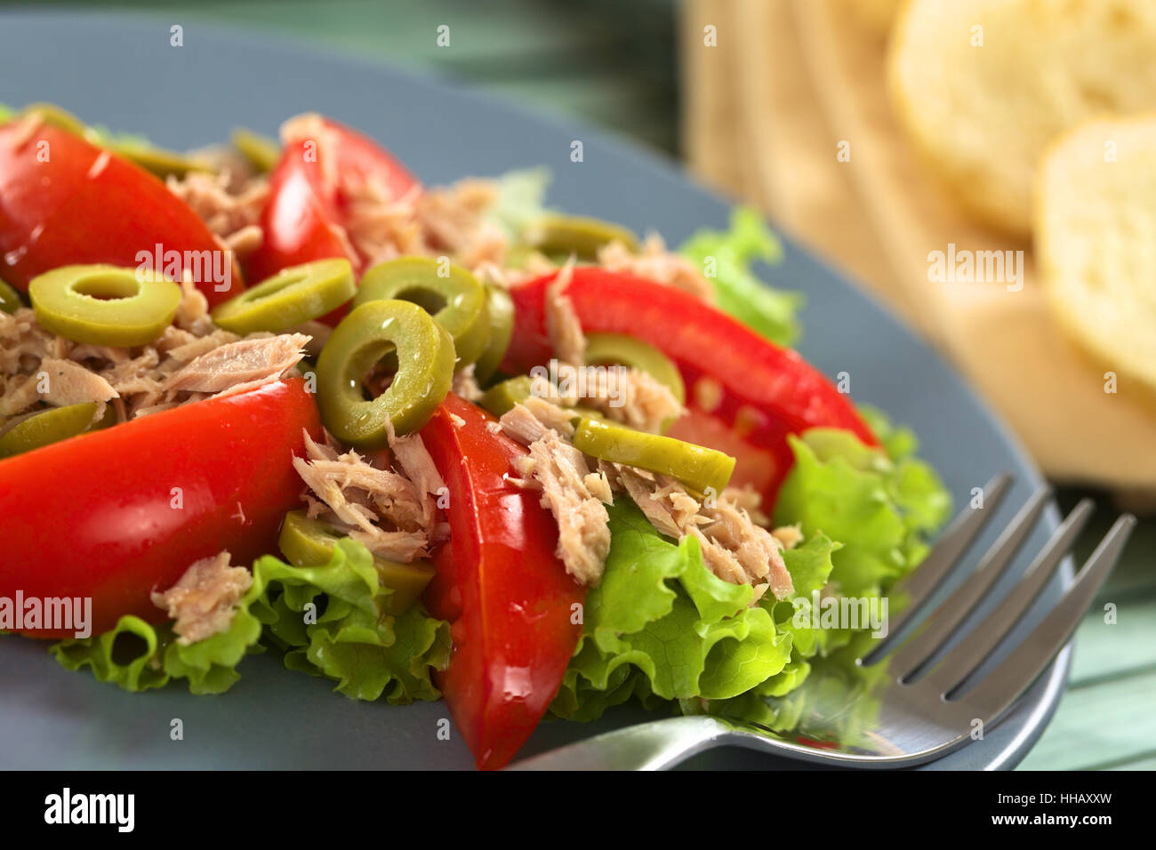 fish, vegetable, olive, tuna, starter, tomato, salad, tunny, food ...