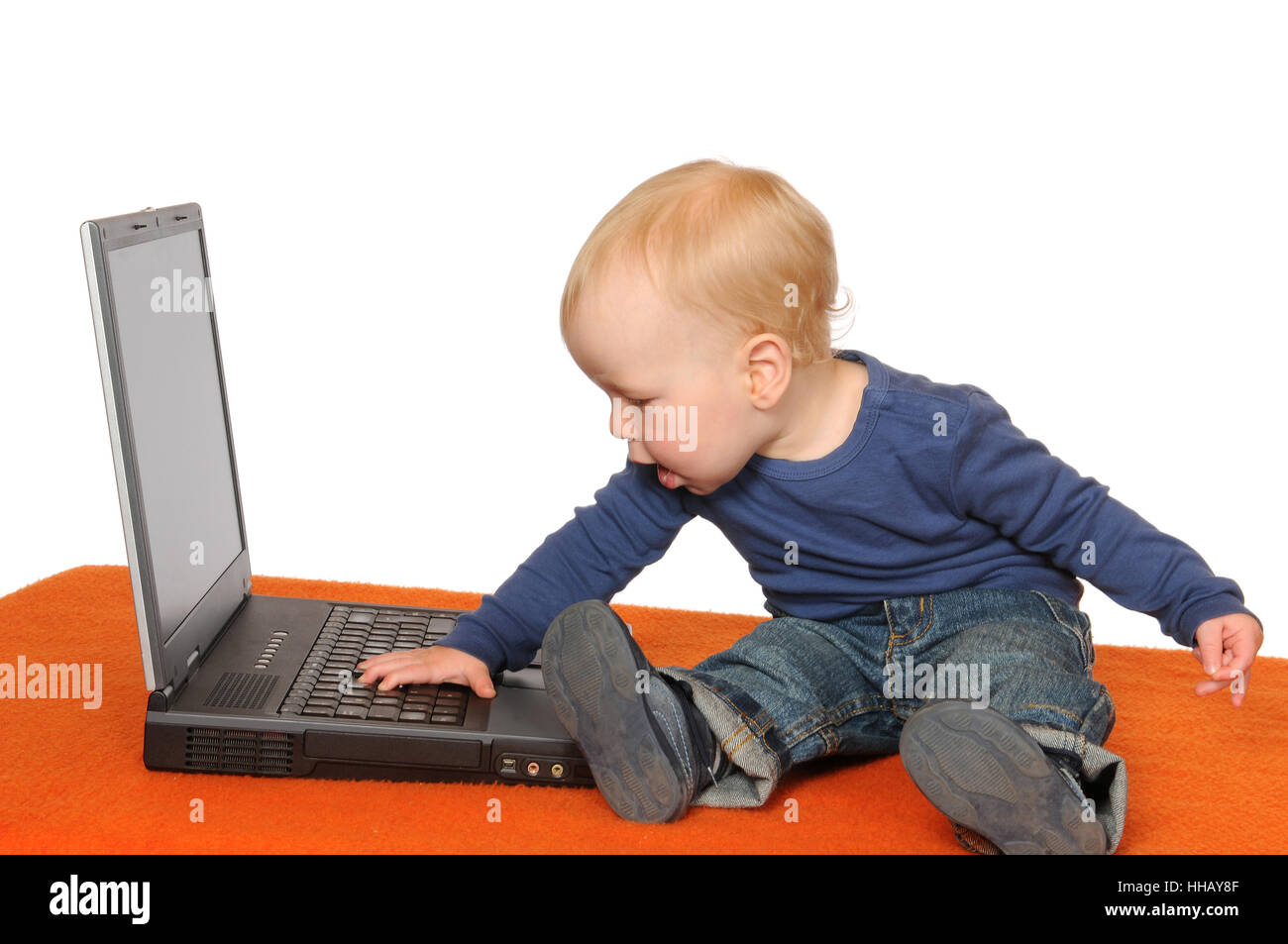keyboard, baby, young, younger, computers, computer, laptop, notebook ...