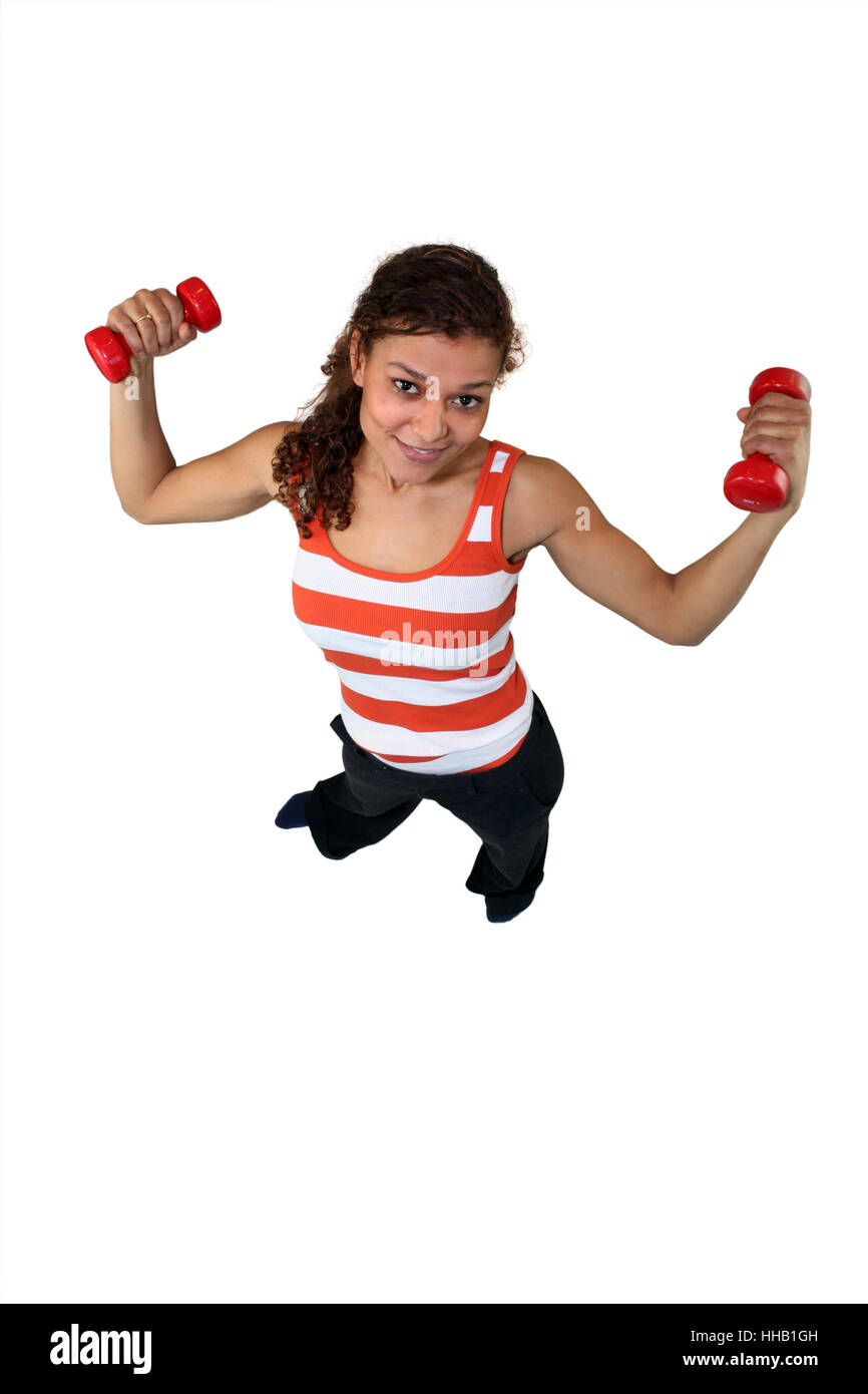 woman, elevator, lift, build, big, large, enormous, extreme, powerful ...