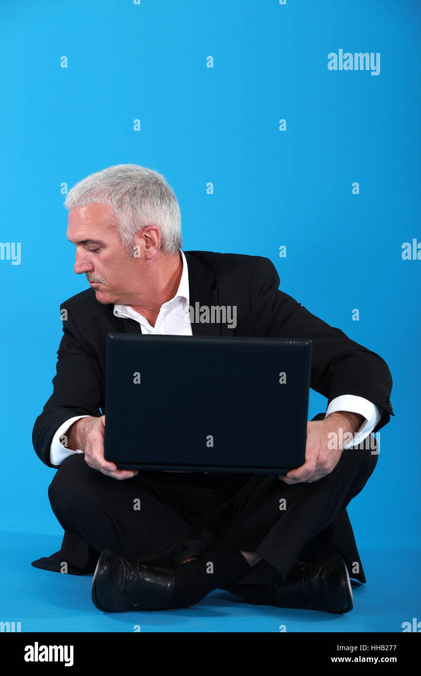 guy, laptop, notebook, computers, computer, laugh, laughs, laughing ...