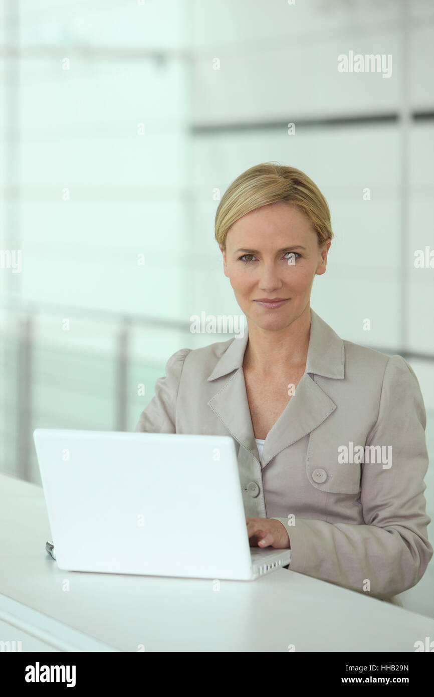 woman, office, laptop, notebook, computers, computer, desk, female ...