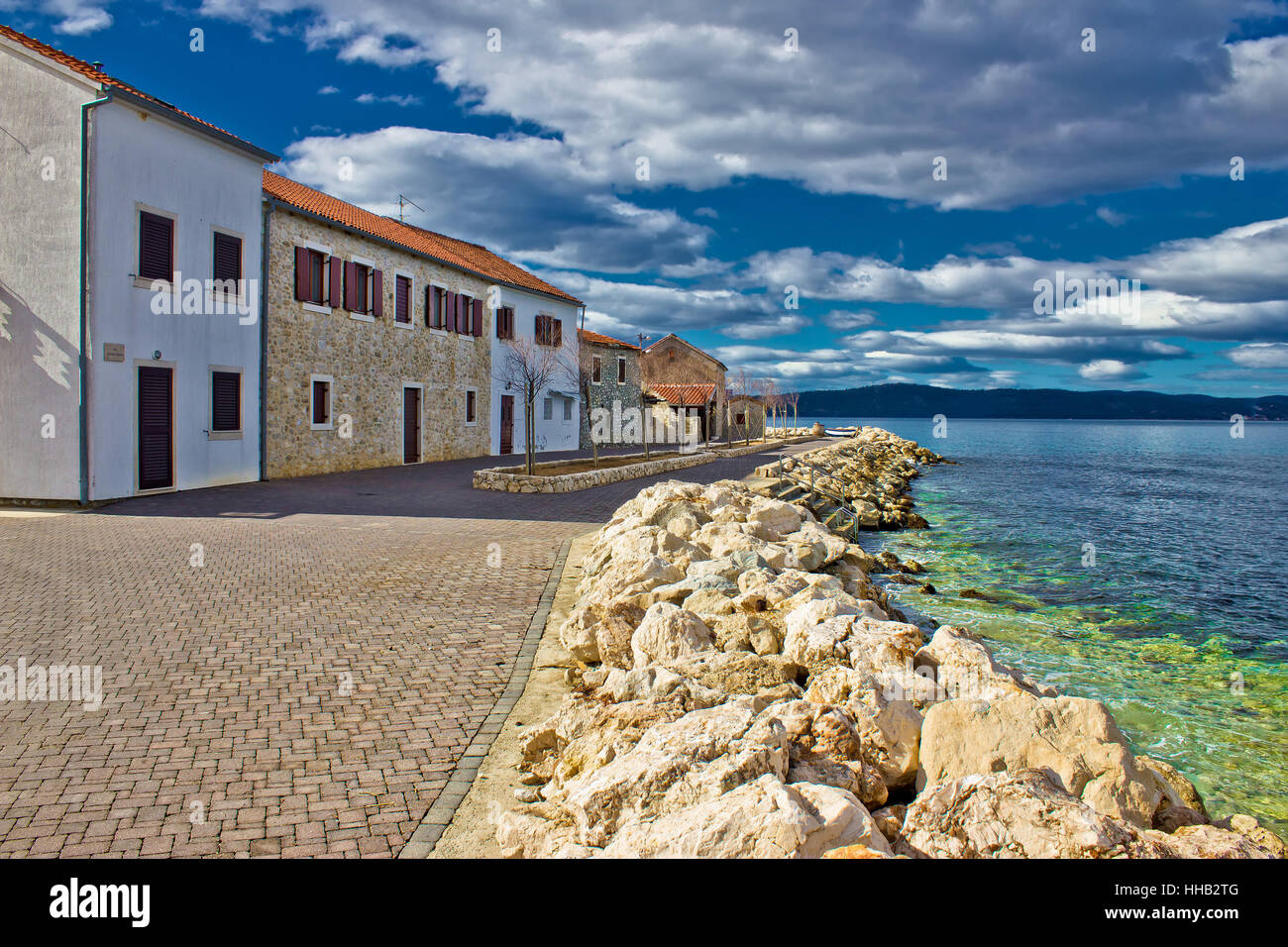 blue, house, building, city, town, stone, europe, water, mediterranean ...