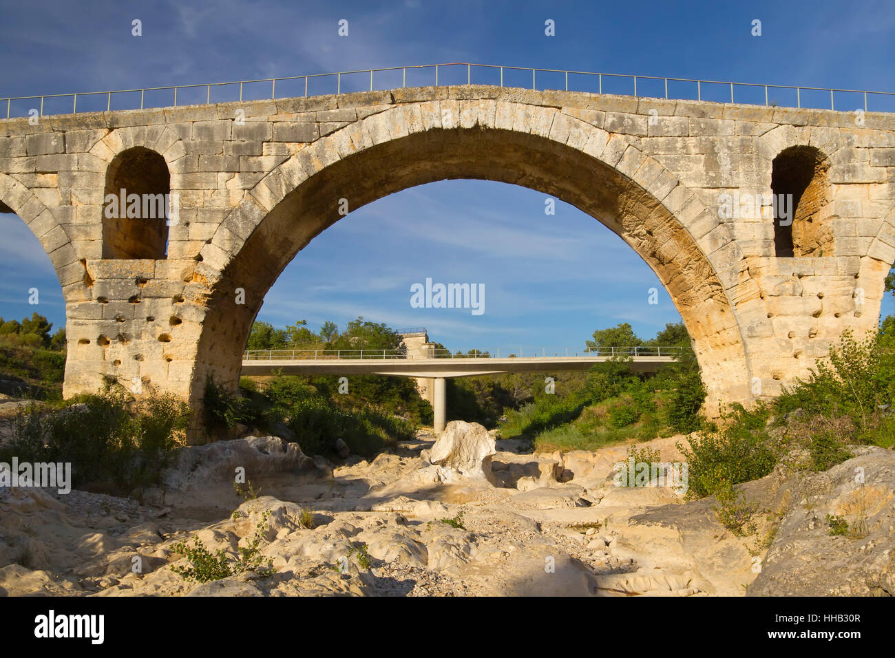 Roman pont julien julian bridge hi-res stock photography and images - Alamy