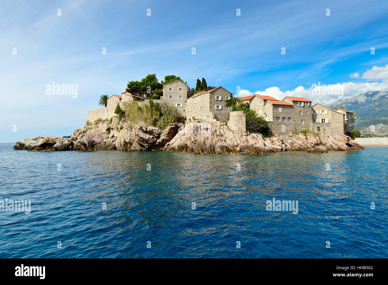 Sveti stefan luxury resort hi-res stock photography and images - Alamy