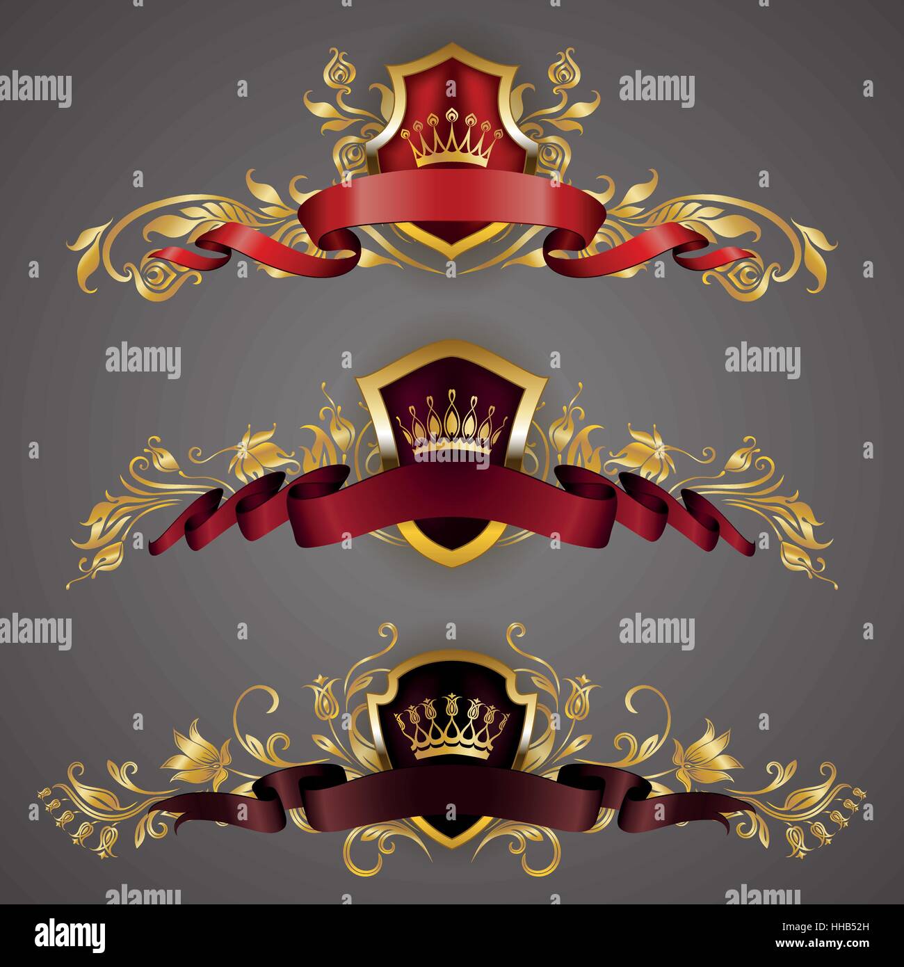 Monogram logos set hi-res stock photography and images - Alamy