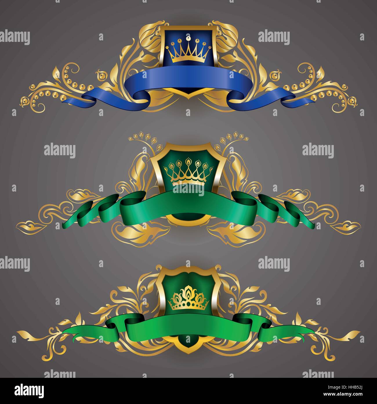 Monogram logos set hi-res stock photography and images - Alamy