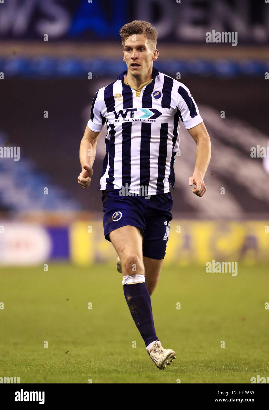 Milwall's Steve Morison Stock Photo - Alamy
