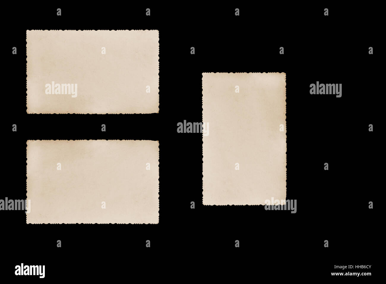 Old photo border rough edges hi-res stock photography and images - Alamy