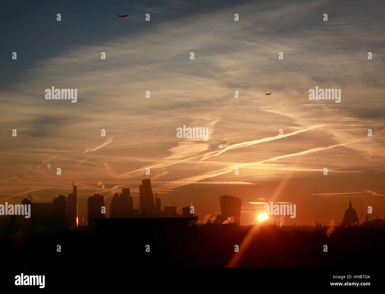 London skyline taken from the Digital Catapult Centre in King's Cross ...