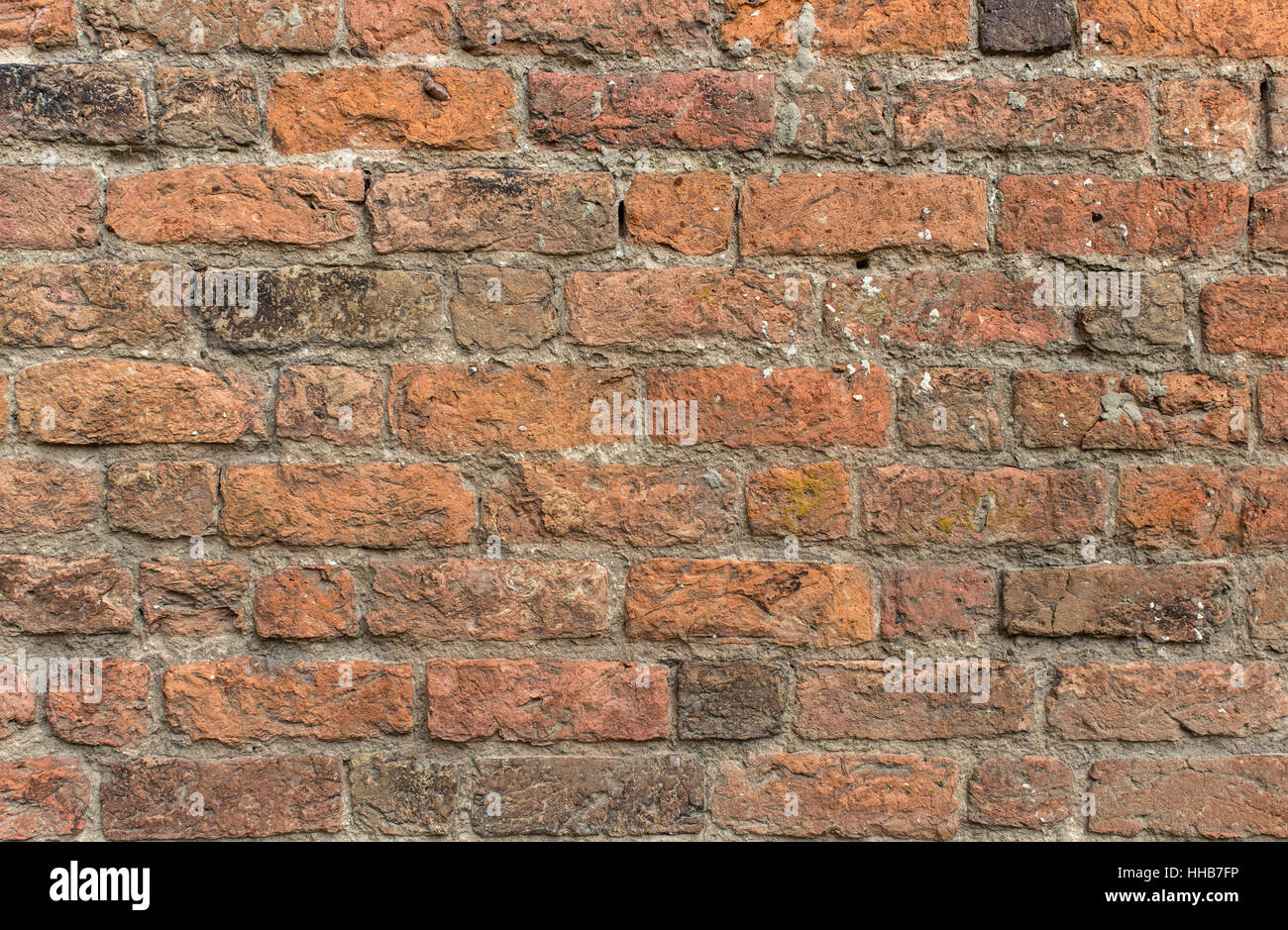 Detail of a wall made of clinker Stock Photo - Alamy