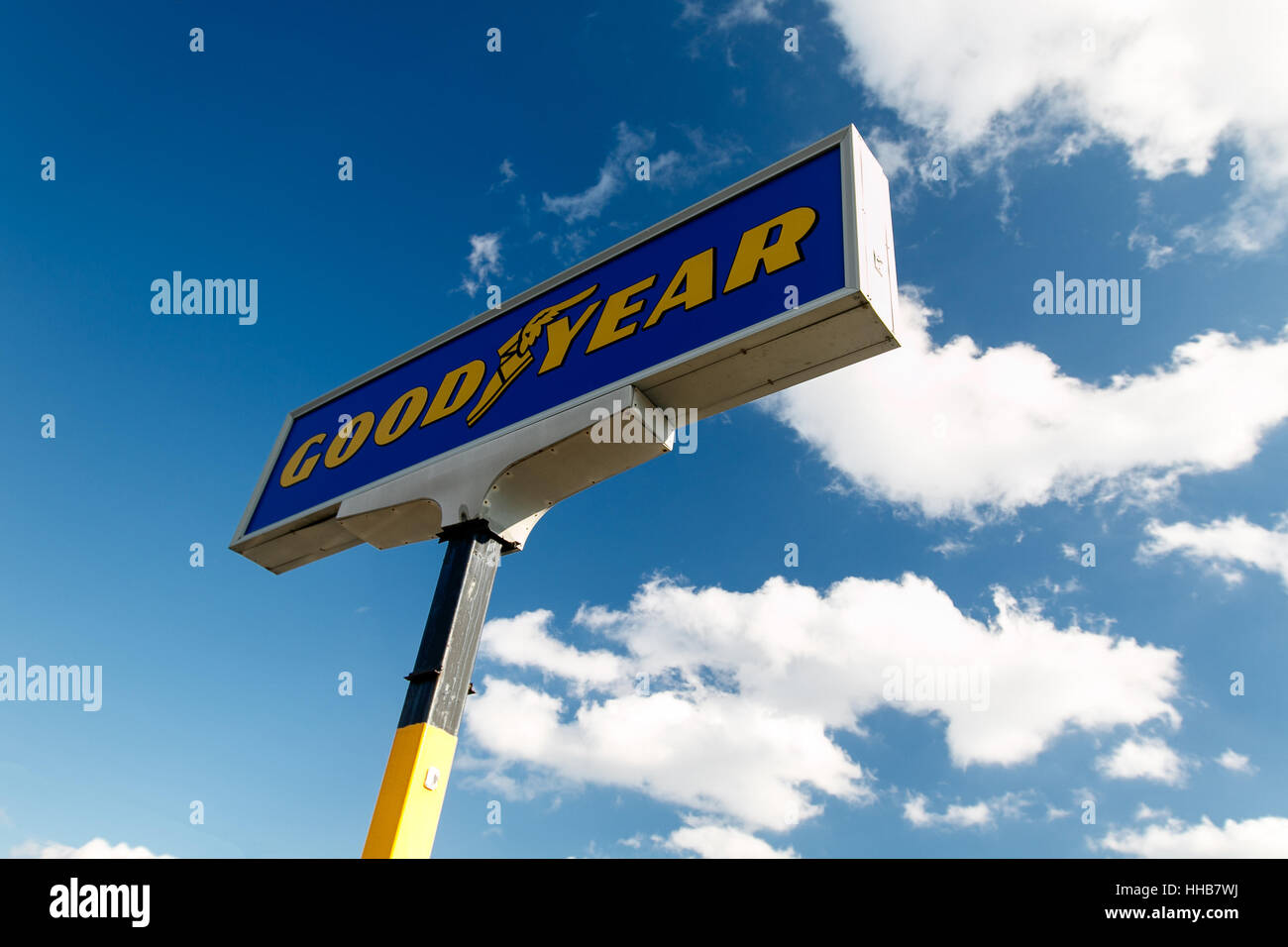 Goodyear sign hi-res stock photography and images - Alamy