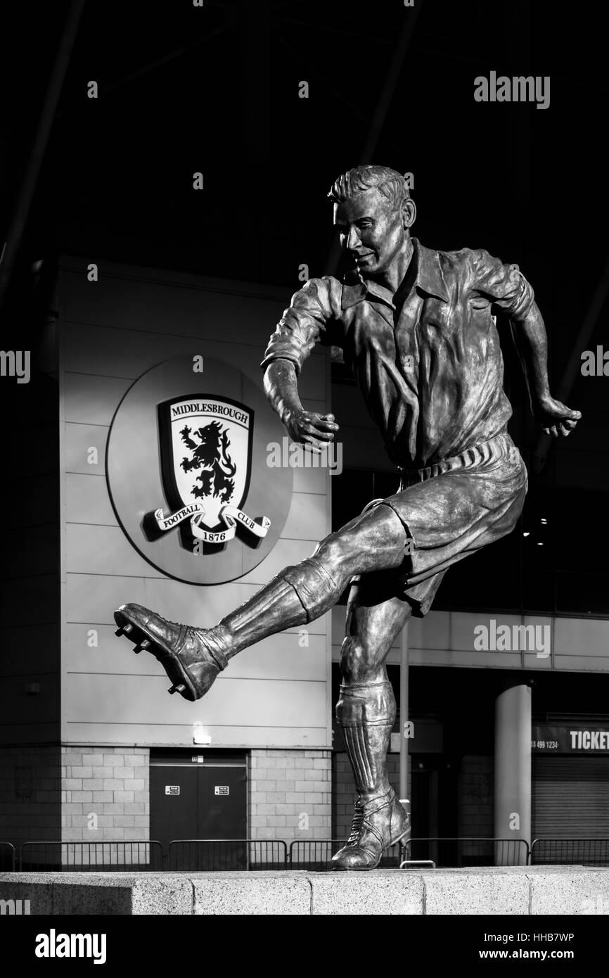 The golden boy statue Black and White Stock Photos & Images - Alamy