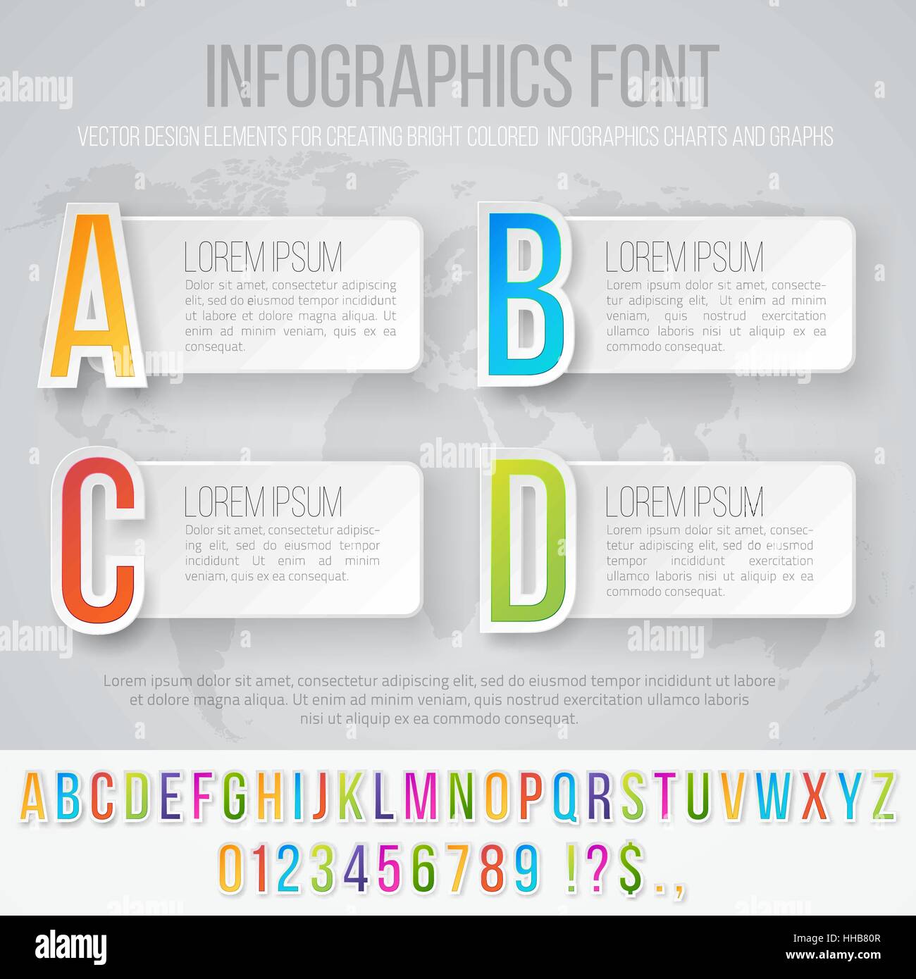 Font set hi-res stock photography and images - Alamy