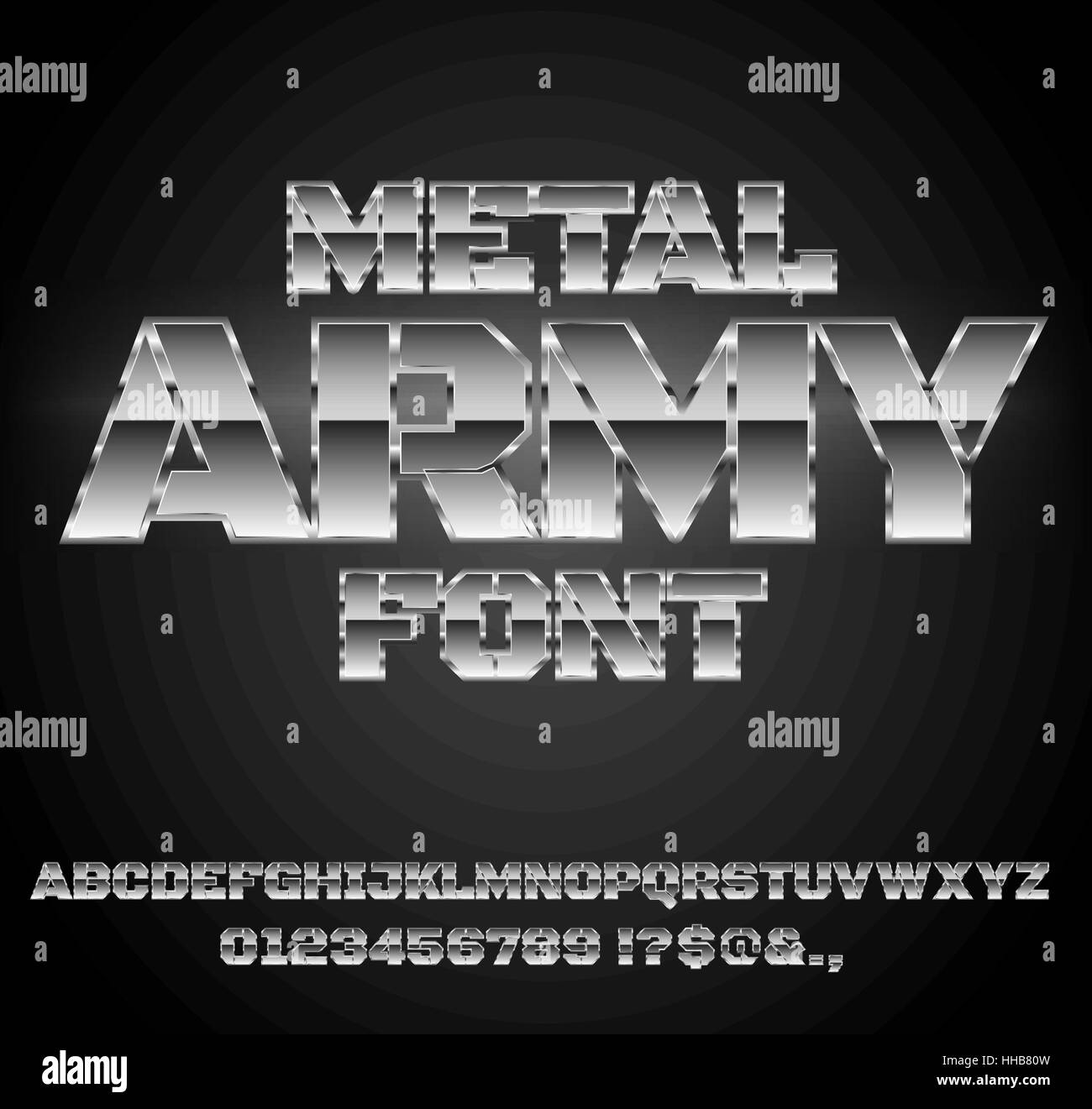 Retro Future Font Stock Vector Image & Art - Alamy