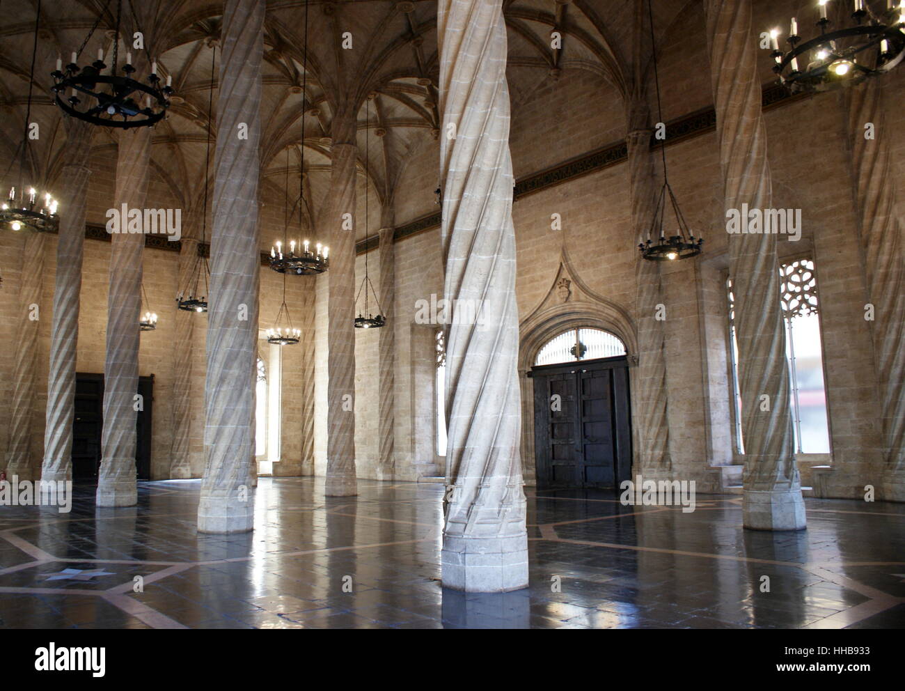 La Lonja, Valencia, Spain Stock Photo - Alamy