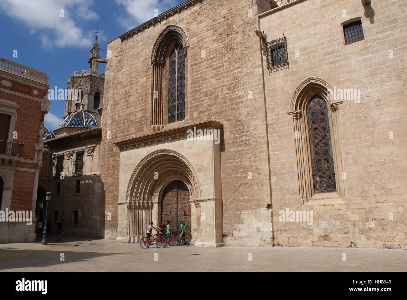 Back view of Valencia Cathedral, Valencia, Spain Stock Photo - Alamy