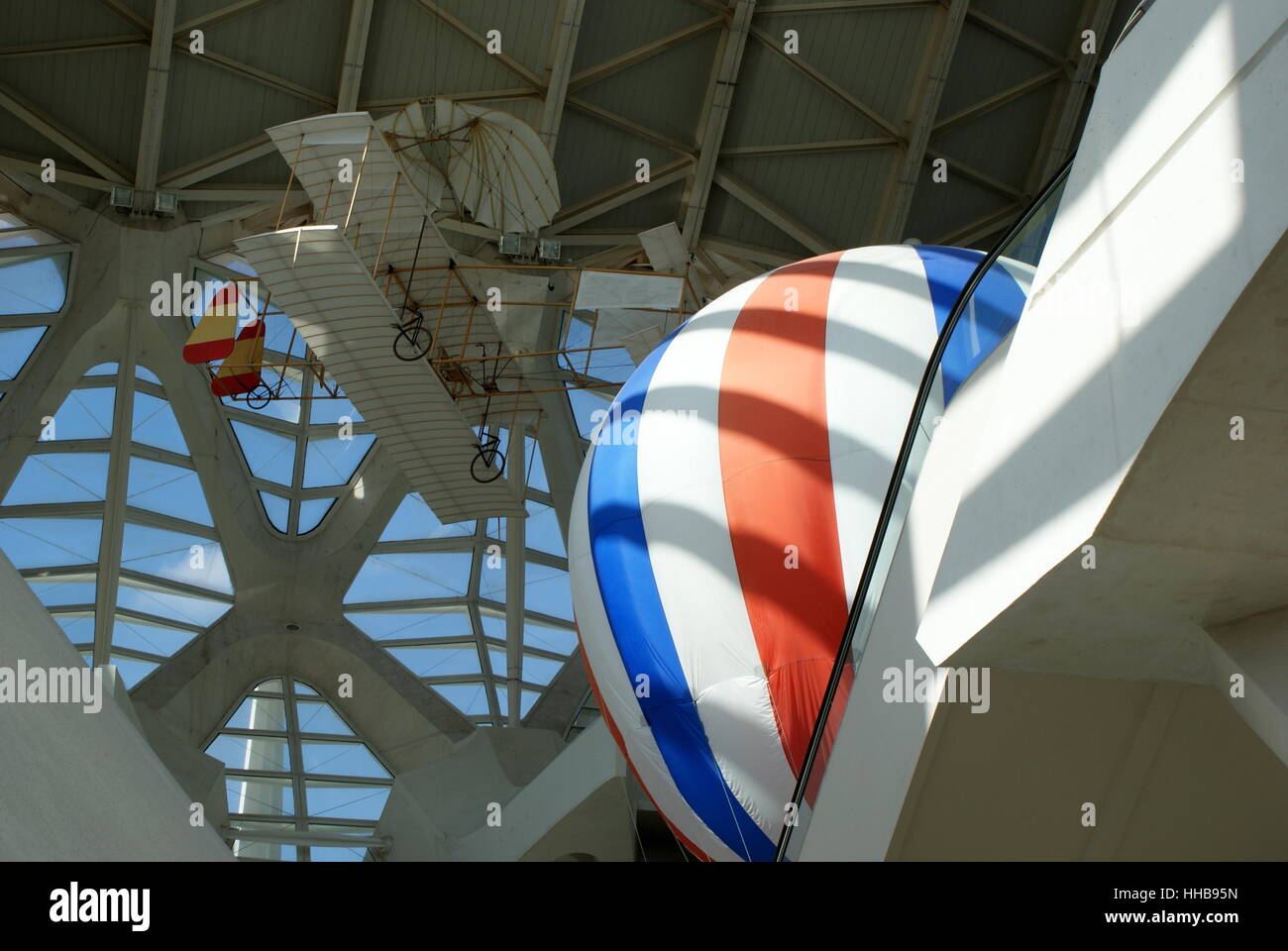 inside the Principe Felipe Science Museum, Valencia, Spain Stock Photo ...