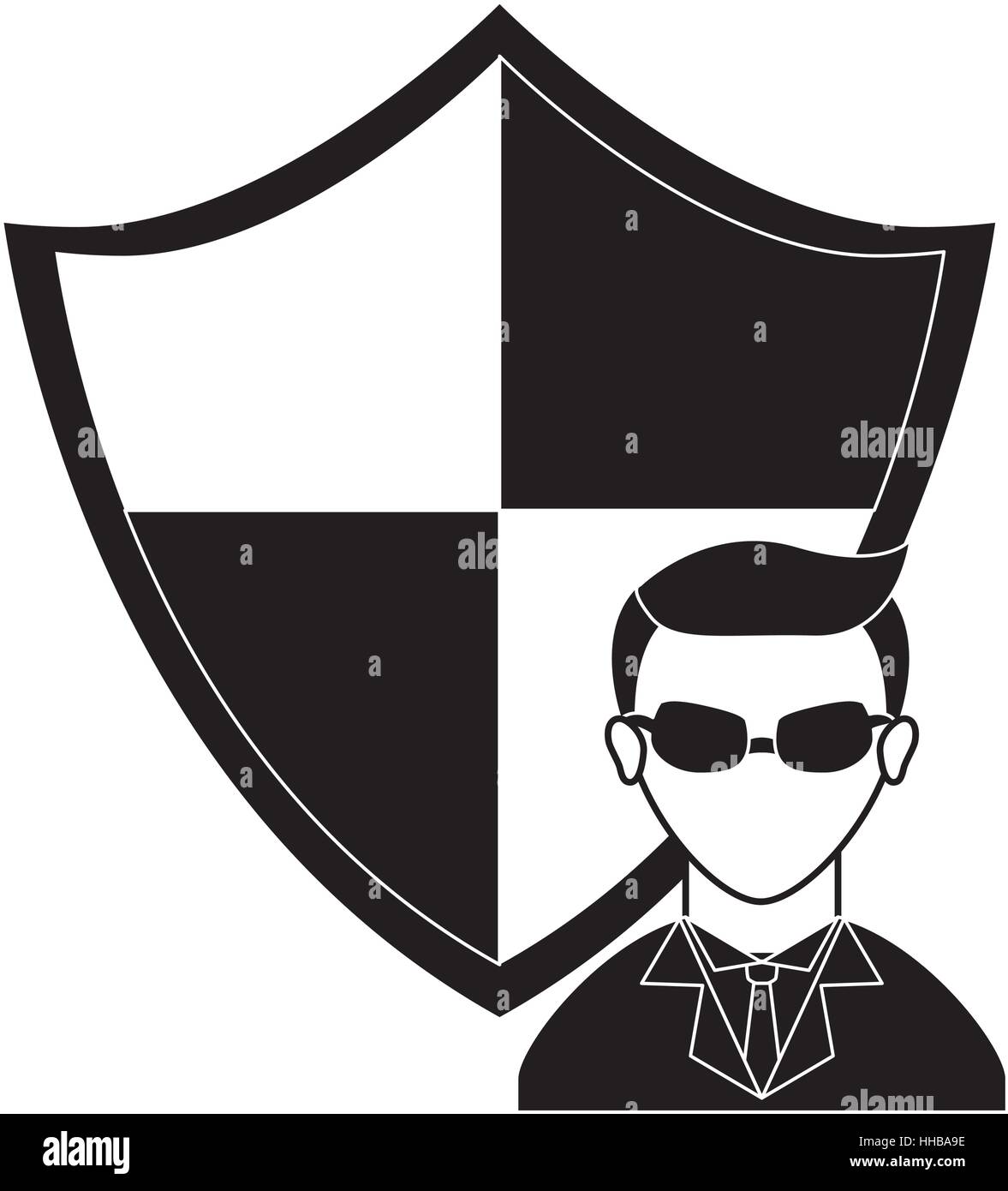 security or safety related icons image vector illustration design Stock ...