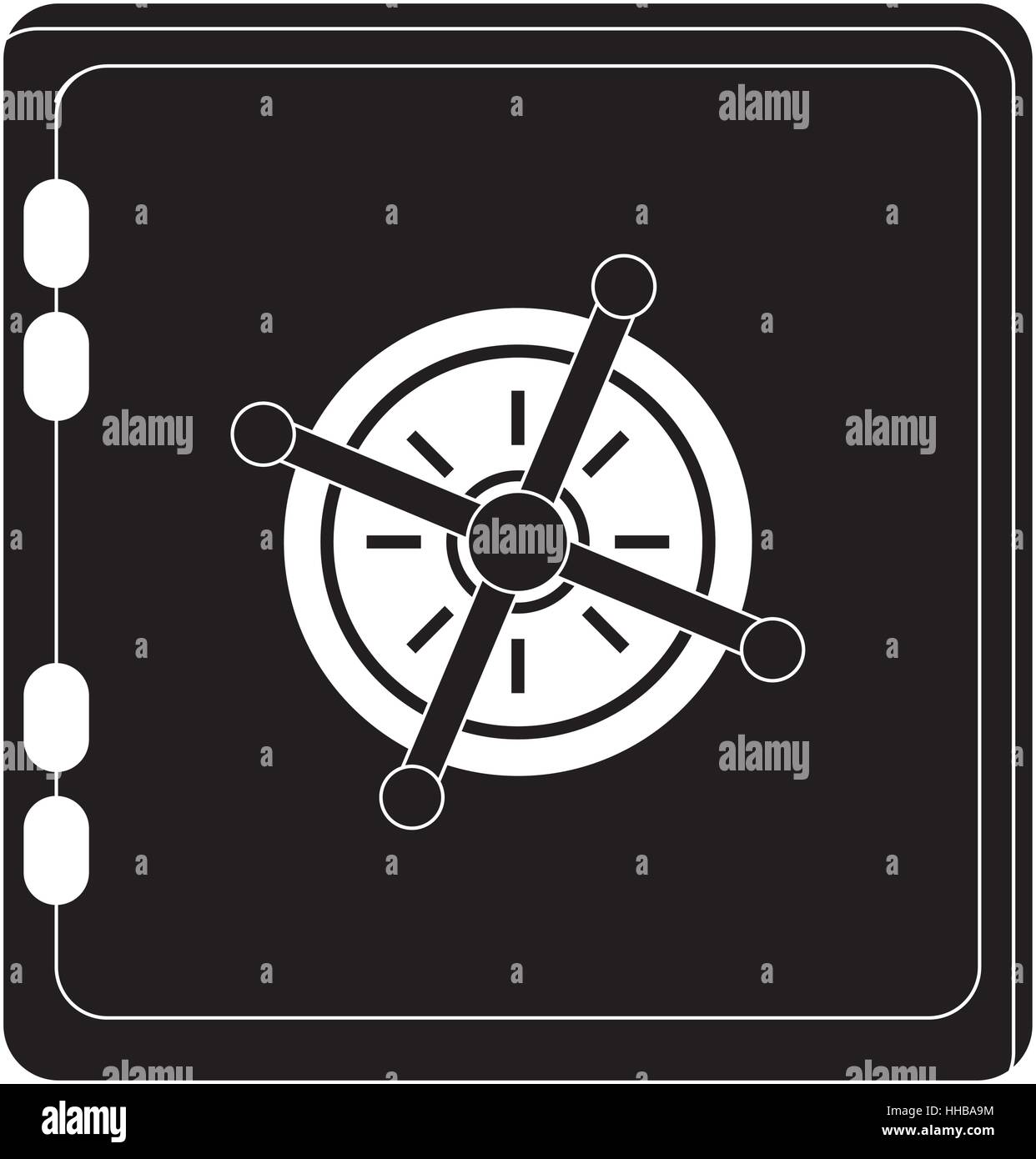 safe box security or safety related icons image vector illustration ...