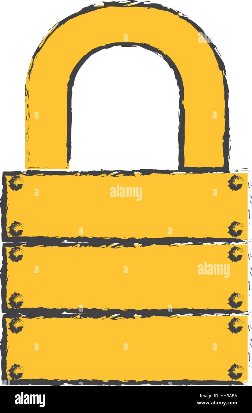 safety lock icon image vector illustration design Stock Vector Image ...