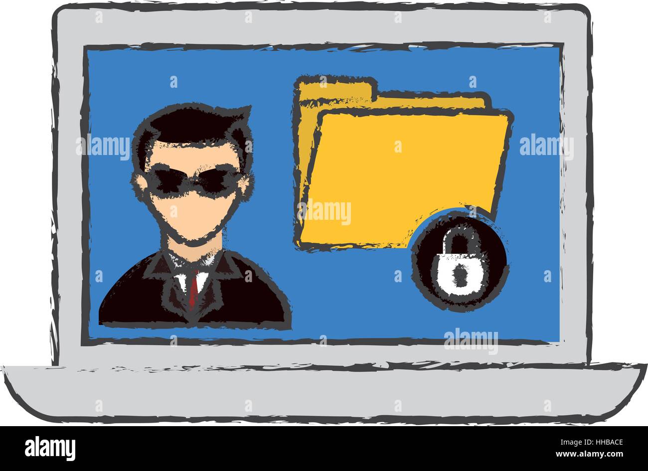 internet security related icons image vector illustration design Stock ...